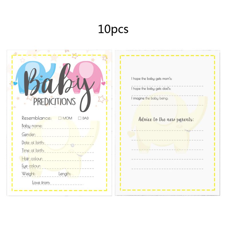 Vivan Tarjetas De Predicción Y Consejos Para Baby Shower | Shopee México