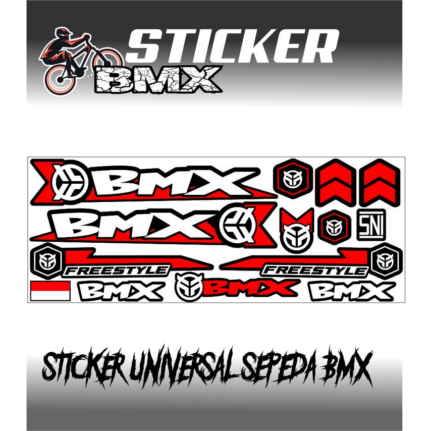 UNIVERSAL BIKE STRIPING BMX MOTIF/STICKER Todos Los LIS Pegatina ...