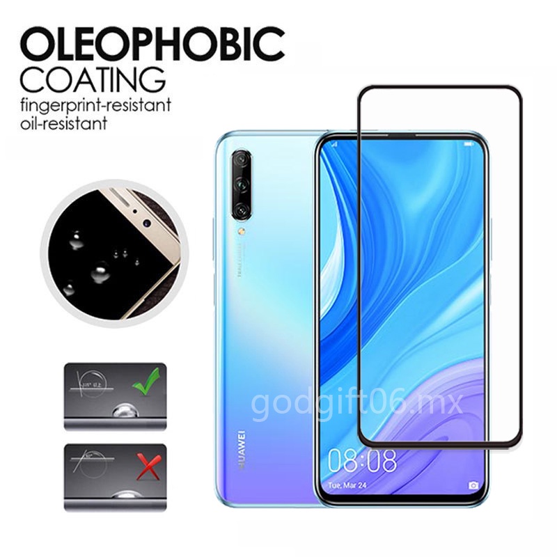 Mica Protector de Pantalla Vidrio Cristal Templado 9D 2 En 1 Para Huawei Y9s Y8s Y9 Prime 2019 ...