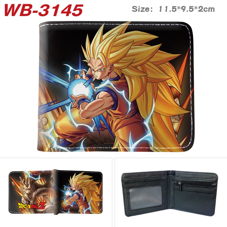 Dragon Ball Cartera De Estilo Corto Medio Plegable Titular De La ...