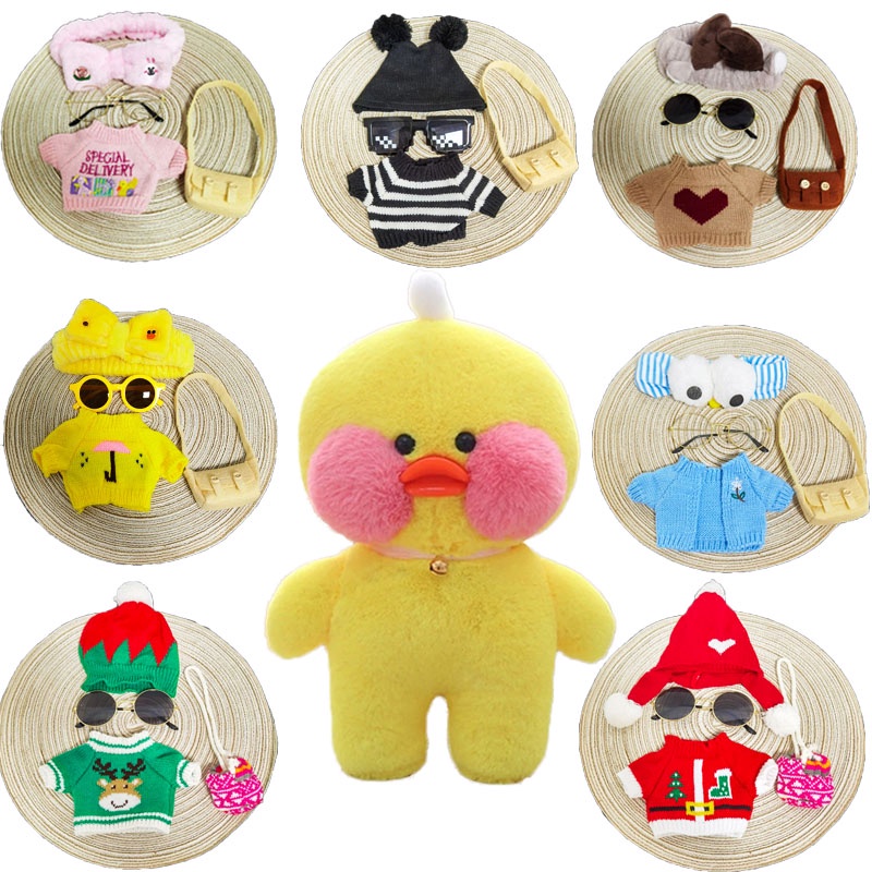 30cm Lalafan Ropa De Pato Para Lindo Juguete De Peluche Animal Muñeca ...
