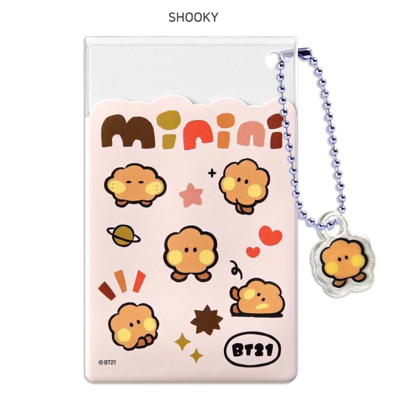 BT21 Clear PhotoCard Holder Minini - BTS | Shopee México