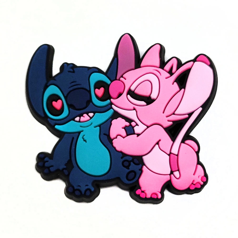 charms Lindo De Dibujos Animados De Stitch Crocs Zapatos Encantos Pin ...