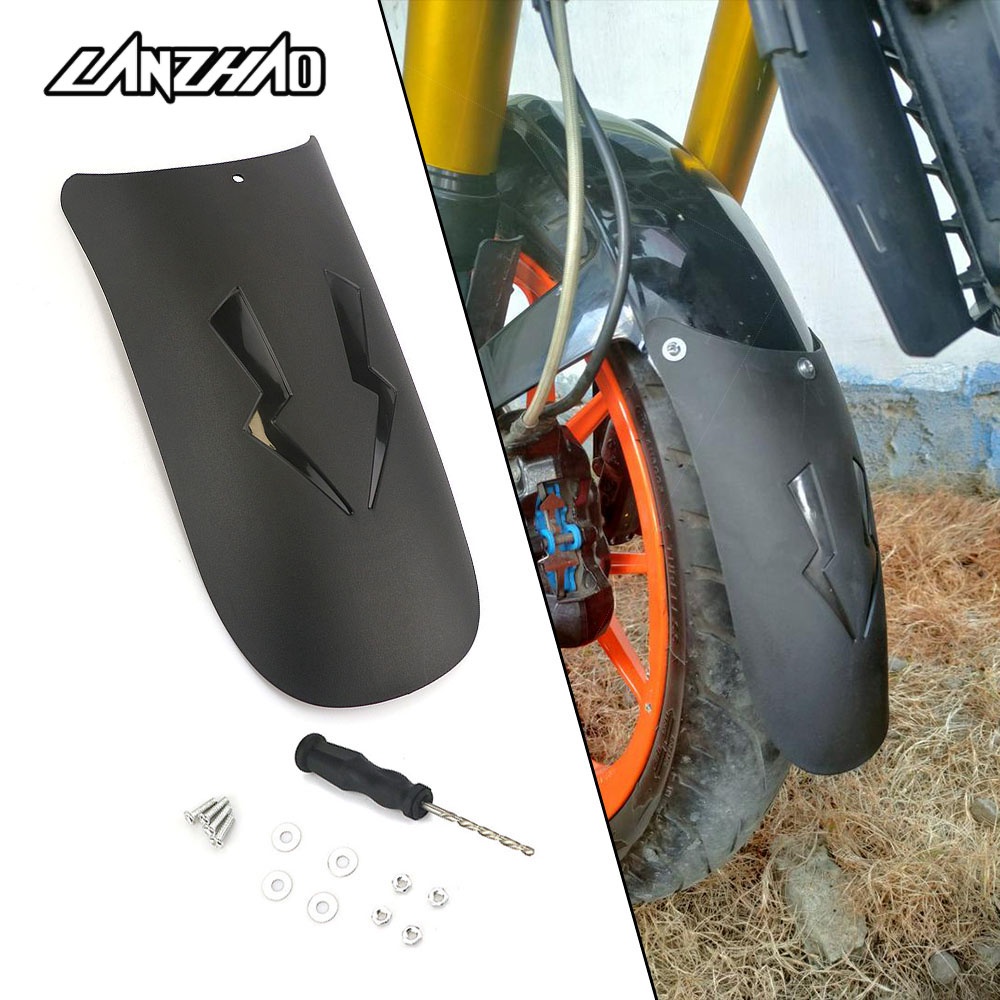 Fender Motocicleta Guardabarros Delantero Extensor Almohadilla Salpicaduras universal Para KTM ...
