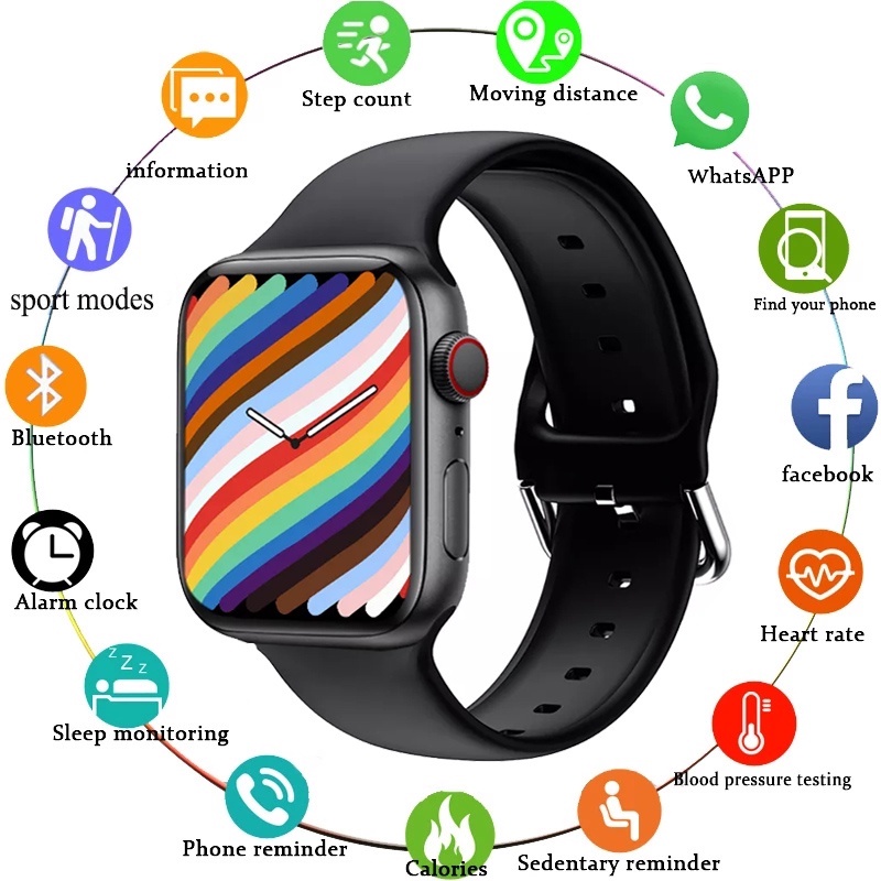 smartwatch X7 + max 1.75 Pulgadas Pantalla Completa Reloj Inteligente ...