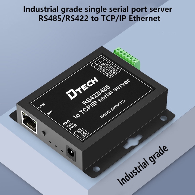 Adaptador De Puerto Serie De Un Solo Puerto A Ethernet Rs422 Rs485 A Dispositivo Ip Tcp Servidor ...