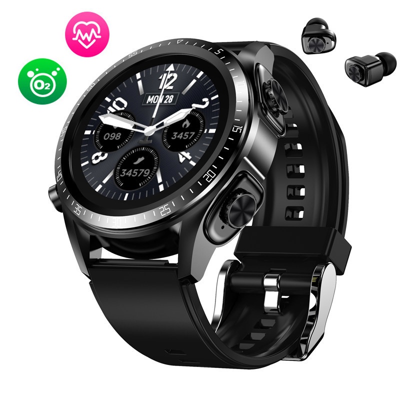 Reloj inteligente para hombres TWS Auricular Bluetooth 2 en 1 con ... Reloj inteligente para hombres TWS Auricular Bluetooth 2 en 1 con ...