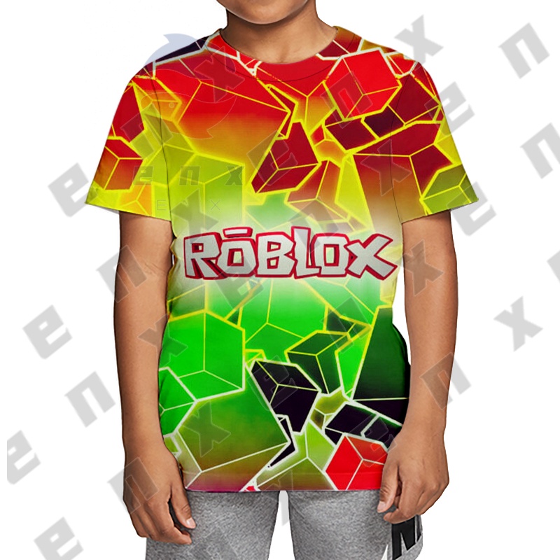 Camiseta Robloxs Para Niños Disfraz Roblox De Moda Para 3-13 Años Juego ...