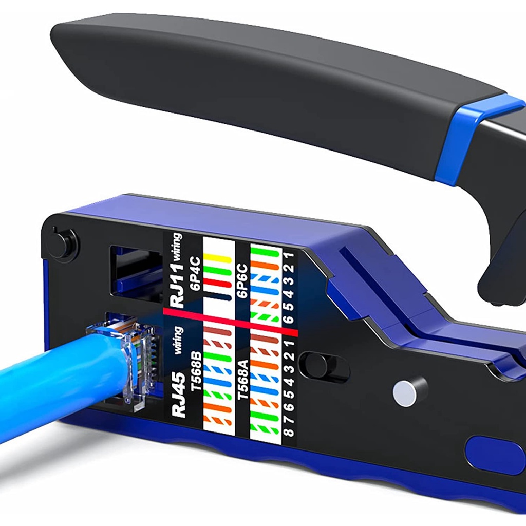 ZoeRax RJ45 Herramienta De Crimping Alicates De Red Crimper Cortador ...