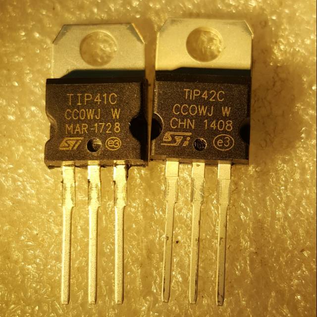 Tip41c Tip42c Un Par De Transistores Originales St Shopee México