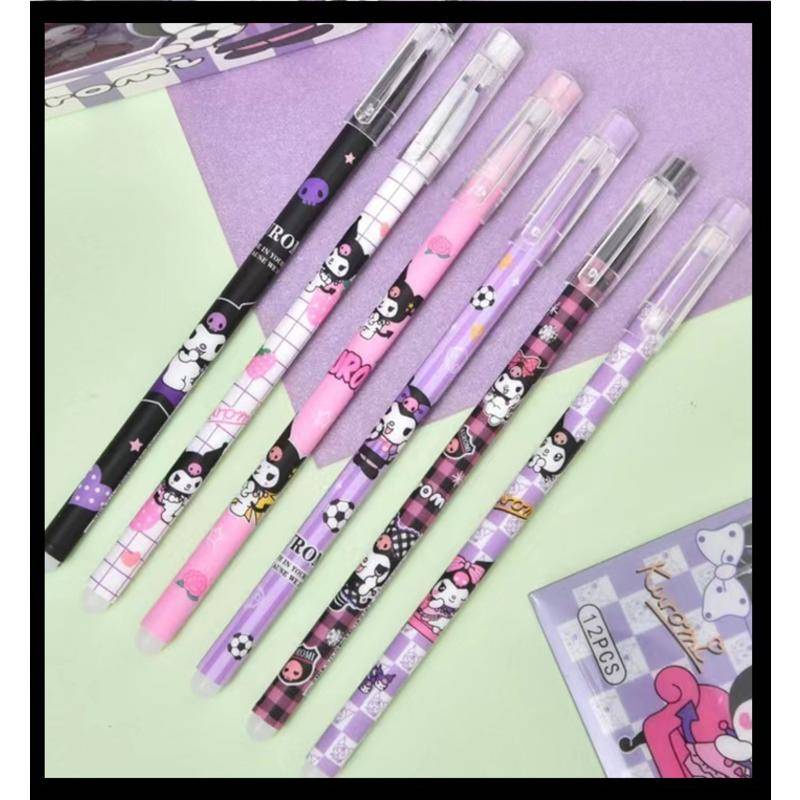 6 Unids/Lote Sanrio Mymelody Kuromi Cinnamoroll Pompom Purin Bolígrafo ... 6 Unids/Lote Sanrio Mymelody Kuromi Cinnamoroll Pompom Purin Bolígrafo ...