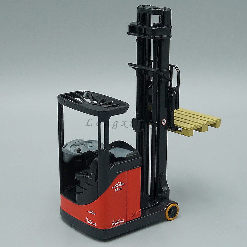 1 : 25 Diecast Reach Camión Modelo Juguetes Linde Forklift R14S R16S ...