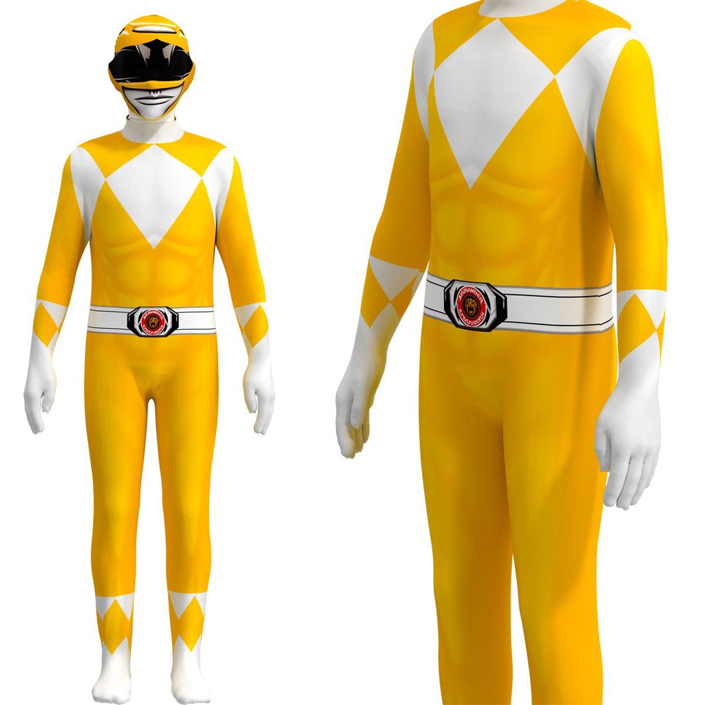 92MW Power Rangers Disfraz Niños Adulto Cosplay De Fiesta Mono ...