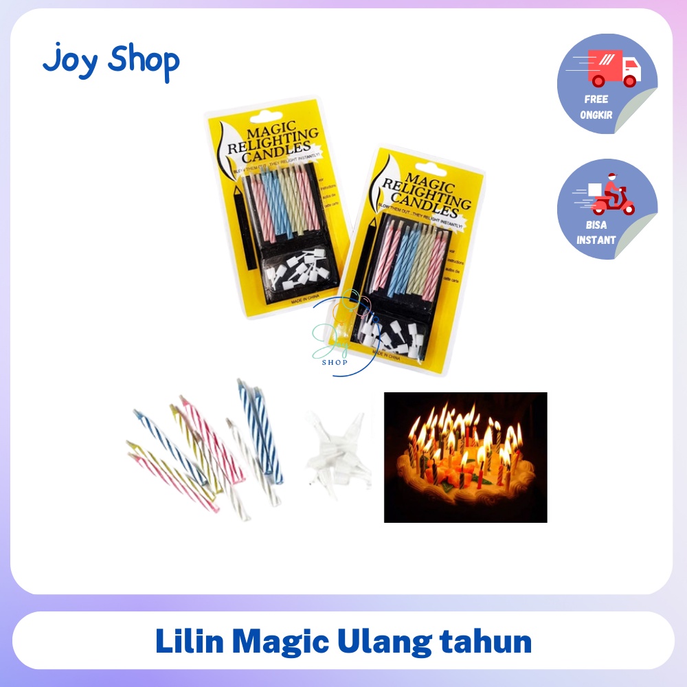 Velas Mágicas De Cumpleaños LILIN | Vela Mágica | Shopee México