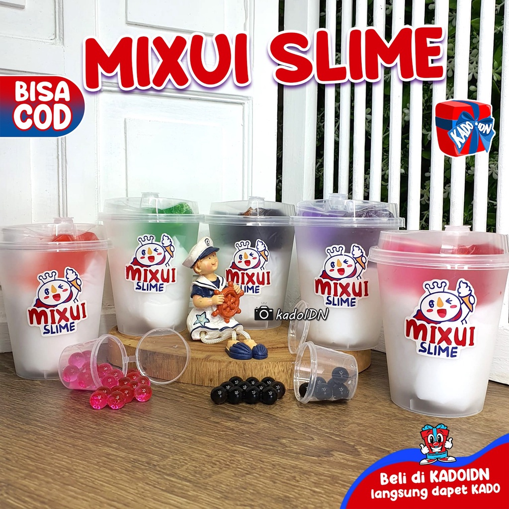 Ramadhan Nuevo Producto Viral Mixui base De La Taza De Baba tofu/Slime ...