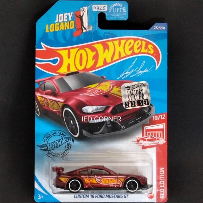 Hot Wheels Ford Mustang GT-Edición Roja 0925 @ T04 | Shopee México