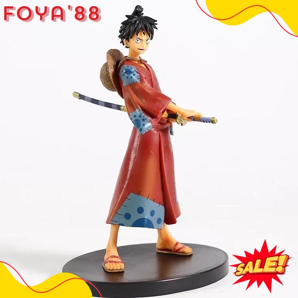 Figura De Acción One Piece Luffy Wano Country The Grandline Men Dxf ...