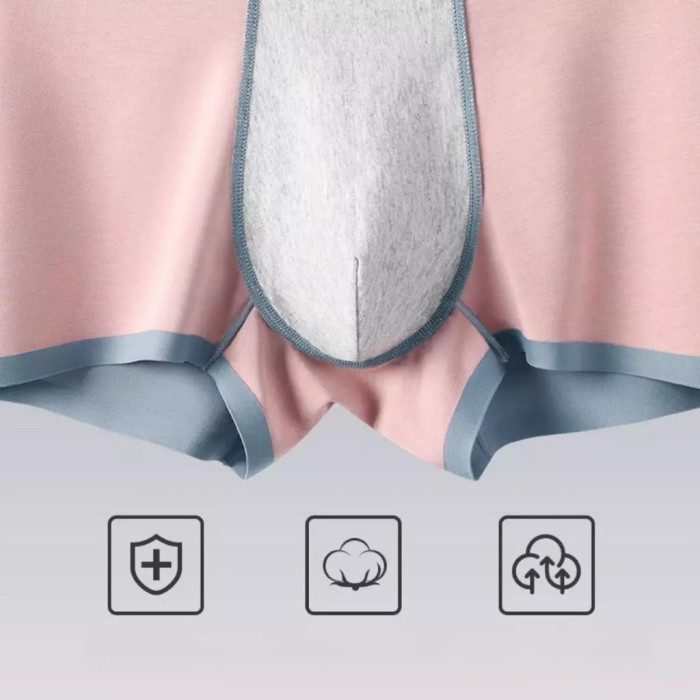 Miiow Ropa Interior Bóxer De Color Pastel Para Hombre (1 Paquete De 3 Piezas) M1021-3A | Shopee ...