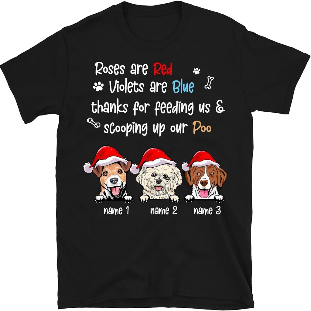 Camisetas Personalizadas Para Navidad Con Imágenes De Perros , Para ...