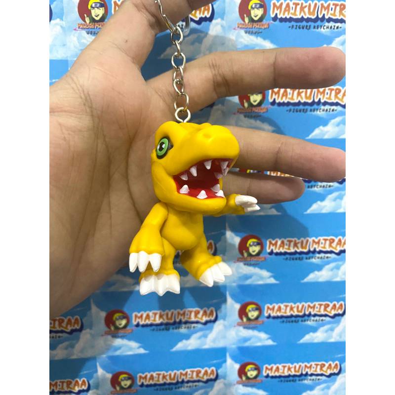GANTUNGAN Figura Llavero/Digimon C agumon vemon paildramon graymon ...
