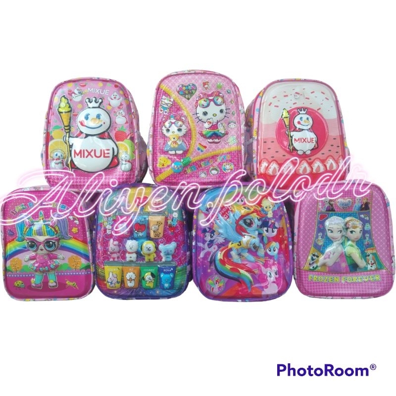 Mochila Led En Relieve Para Niños De La Escuela Primaria Mixue ...