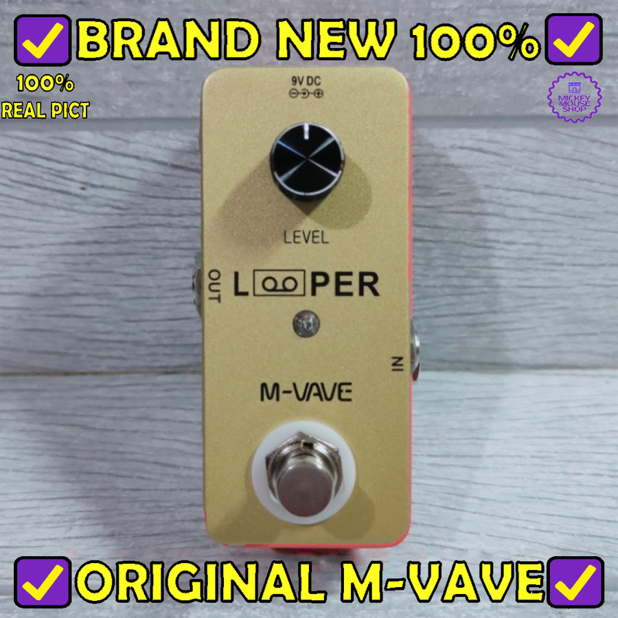 Efecto De Guitarra M-VAVE LOOPER Grabador Bucle Mini Pedal/Cuvave ...