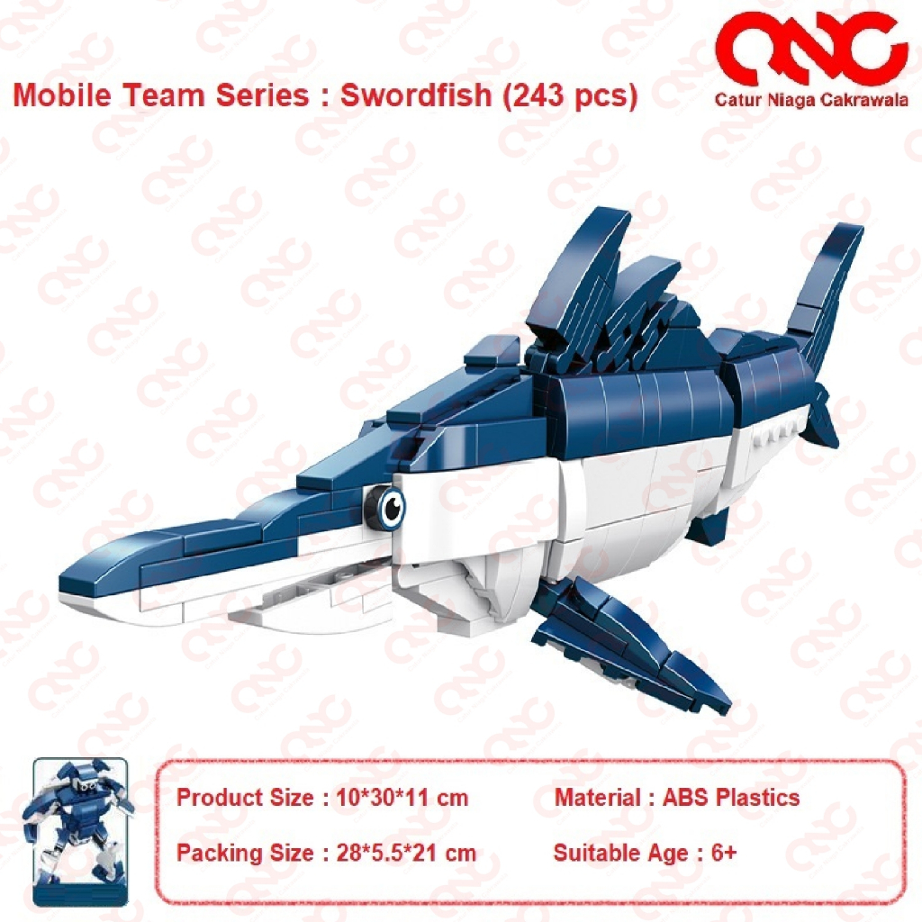 Cnc Brick Gunpla Mobile Team Swordfish lego compatible | Shopee México