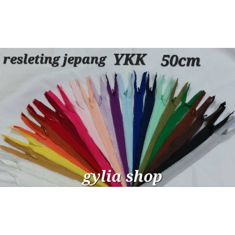 Cremallera Japonesa/YKK 50cm | Shopee México