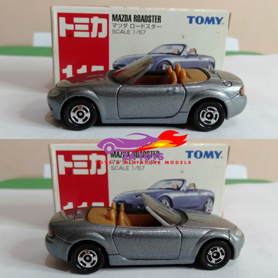 Diecast Mazda Miata Roadster gris de Tomica Tomy azul | Shopee México