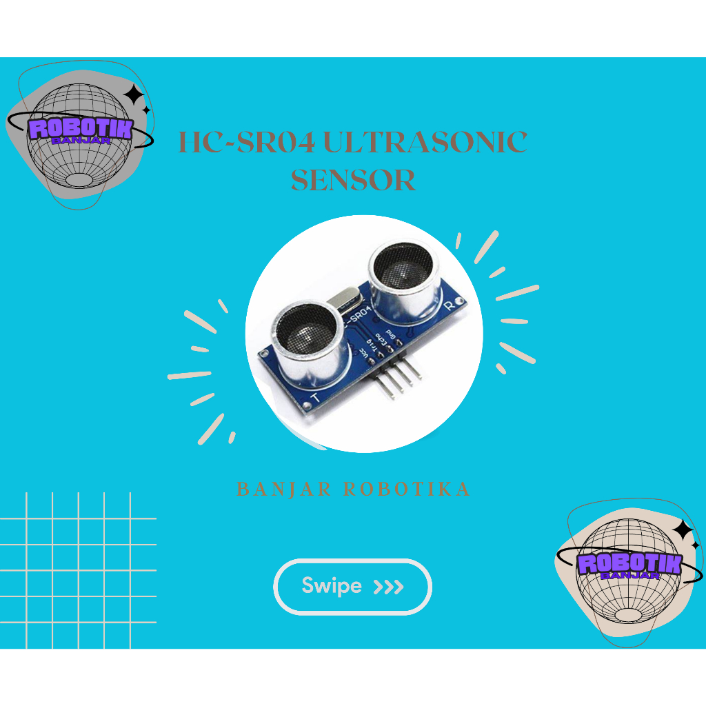Sensor Ultrasónico Módulo HC-SR04-Arduino-Banjar Robotics | Shopee México