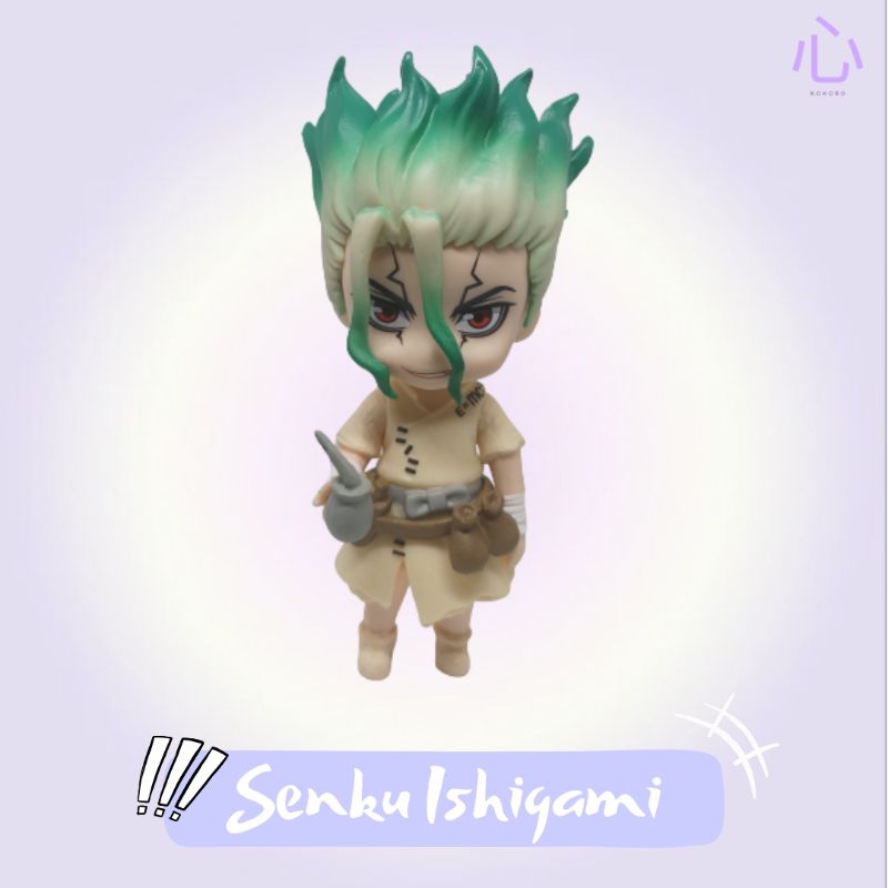 Figura De Acción Dr . Piedra " Ishigami Senku , Suika , Kohaku ...