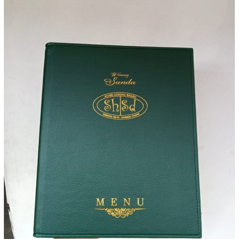 Libro De Menús De Cafetería , Restaurante , hotel , kedai , Etc ...