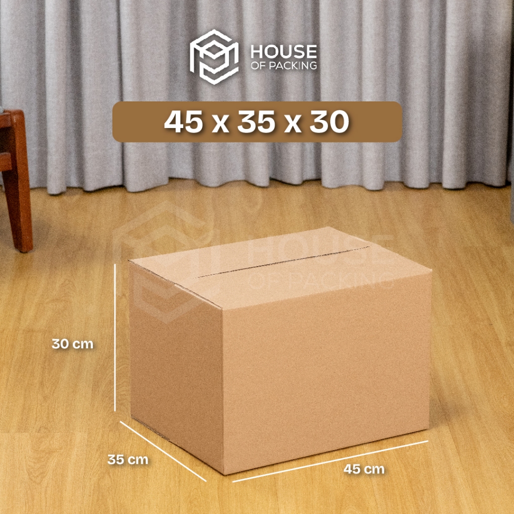 Caja De Cartón Grande De 45 X 35 X 30 CM De Grosor , Lisa , Para ...