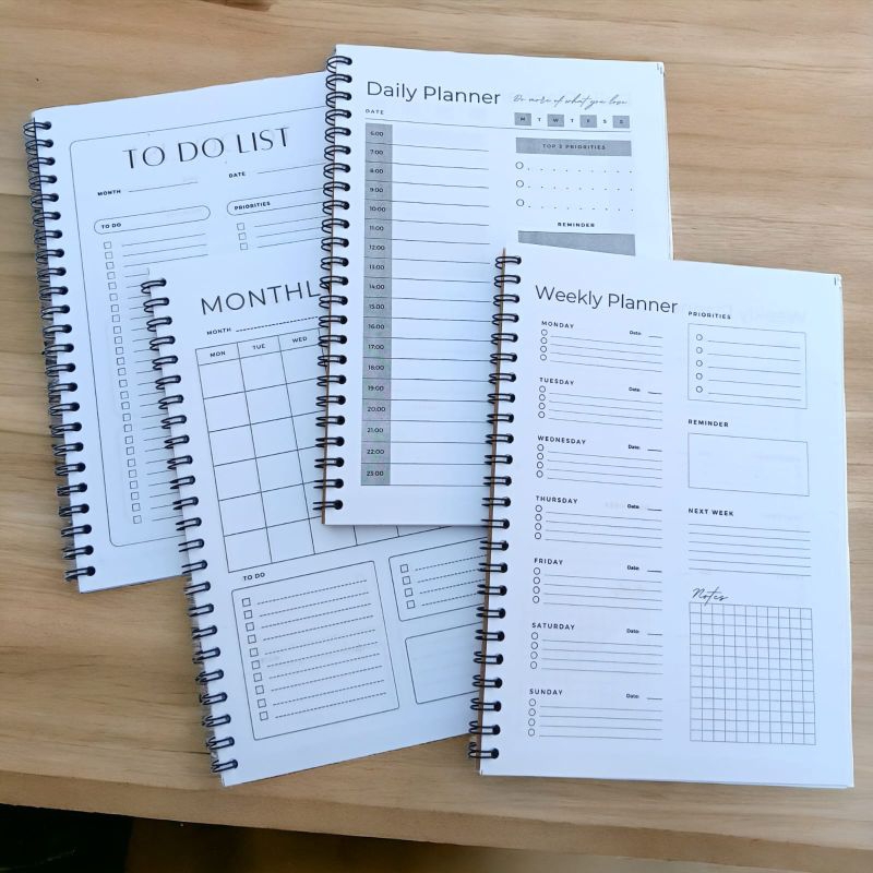 Agenda Planificador/Cuaderno A5/Diario Mensual/Semanal/Lista De Tareas ...