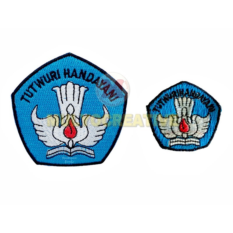 Tut Wuri Handayani Logo-Bordado Tutwuri Grande Y Pequeño | Shopee México