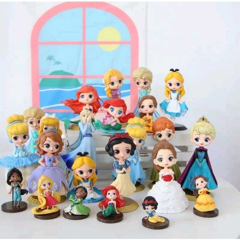 Miniatura Cake Topper Princesa Elsa Frozen Anna Blancanieves Belle ...