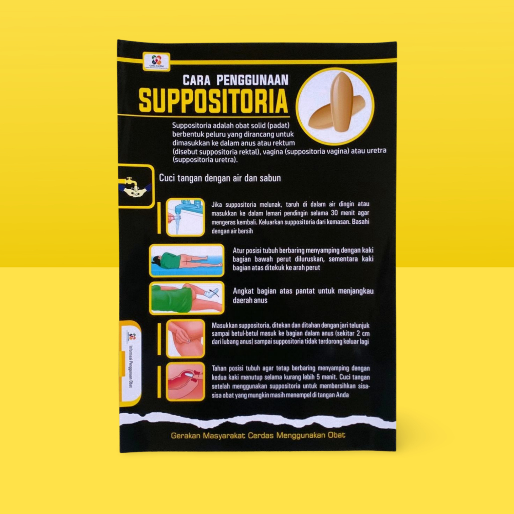 Cartel De Medicina | Cómo Usar Suppositoria Póster Sobre El Uso De ...