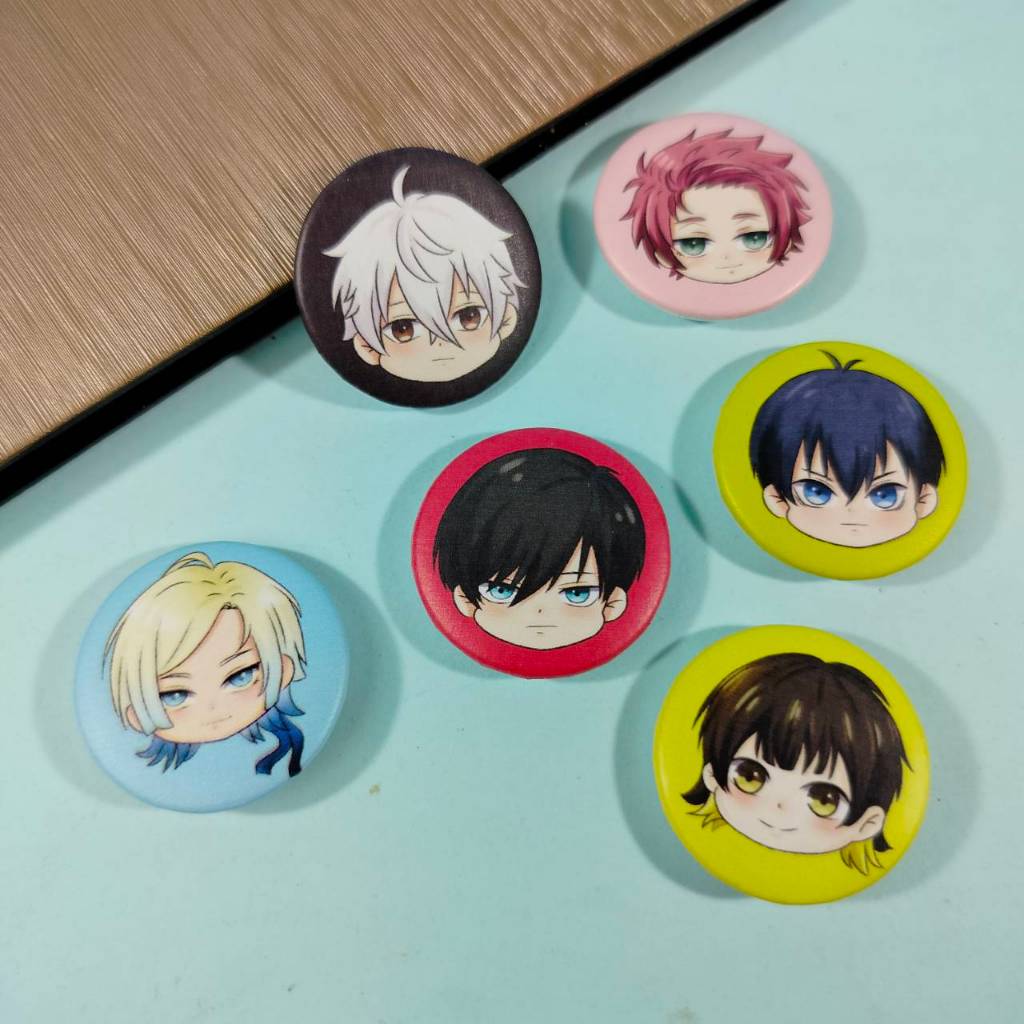 PIN De Personaje De Anime Con Cerradura Azul-Bross-Isagi Bachira Nagi ...