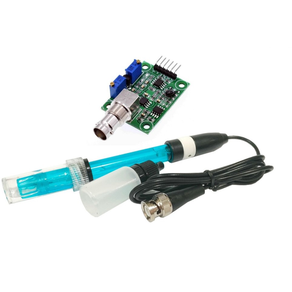 Electrodo Medidor De pH Conector De Sensor BNC Y Módulo-4502C Instrumento De Medición | Shopee ...