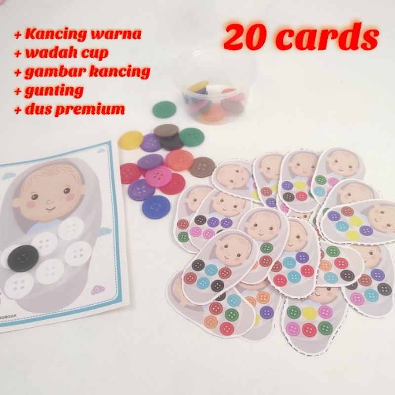 Aprende A Combinar El color De Los Botones Educativos montessori ...