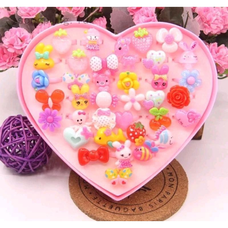Anillo Para Niños CARTER-BOX LOVE (Contiene 35 Unidades) | Shopee México