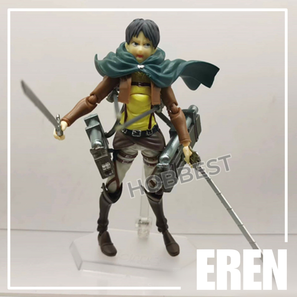 Shf ATTACK ON TITAN : EREN x MIKASA Figura De Acción Pantalla En ...