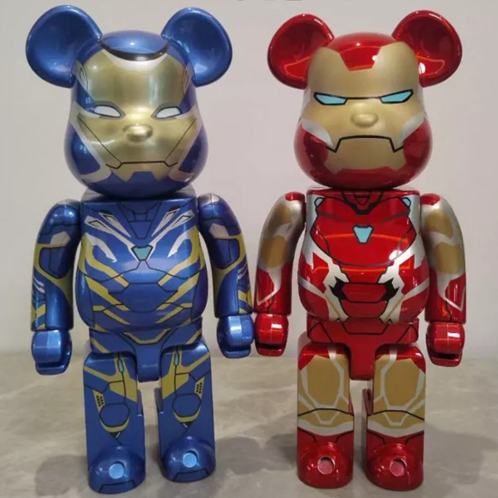 Héroe Personaje De Dibujos Animados Pantalla/Bearbrick Popobe Figura EB ...