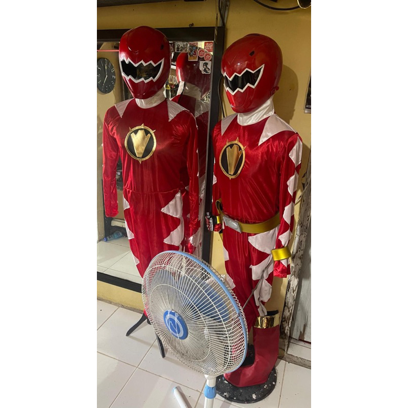 Traje De Disfraz De Dino THUNDER POWER RANGER (Solo) | Shopee México