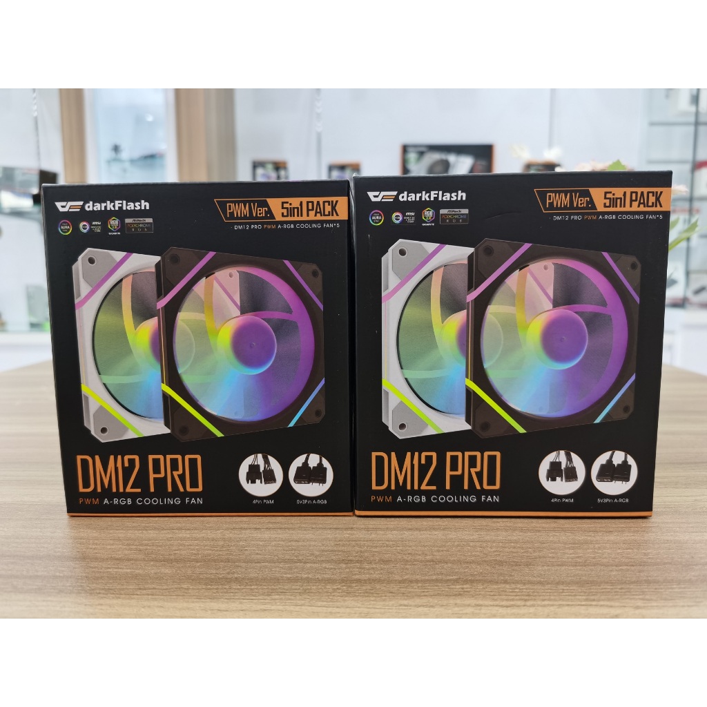 Darkflash DM12 PRO 5 En 1-Ventilador ARGB PWM | Shopee México