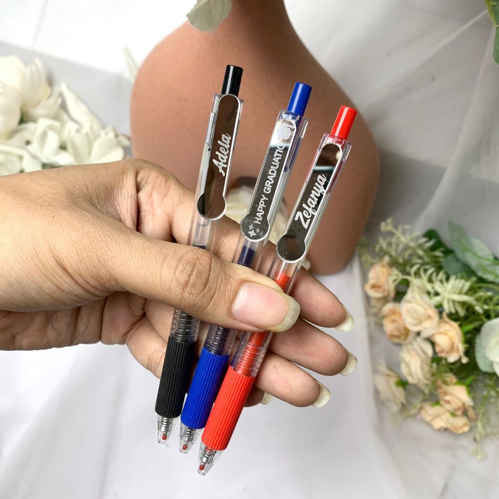 [Personalizado] Plumas De Nombre Grabadas Con Láser Personalizadas ...