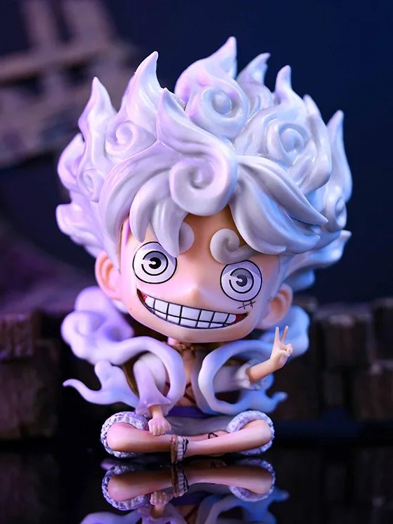 One Piece Luffy Gear 5 Figura De Nika Chibi | Anime Forma | Shopee México