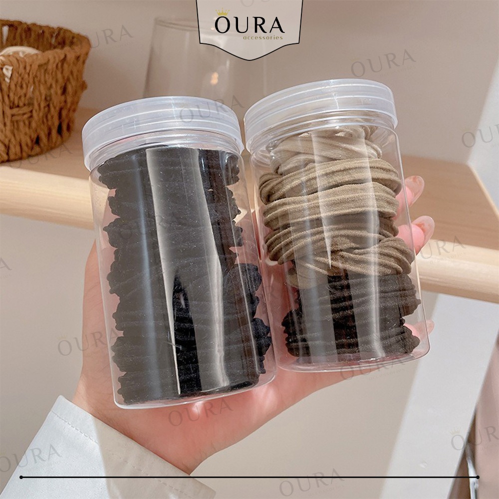 Banda De Pelo Set Tarro 9pcs Estética Corbata Mujeres Adolescentes ...