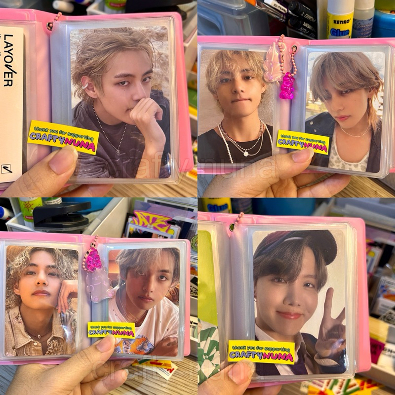 THV LAYOVER Weverse ver Tarjeta Fotográfica BTS V kim taehyung jhope ...