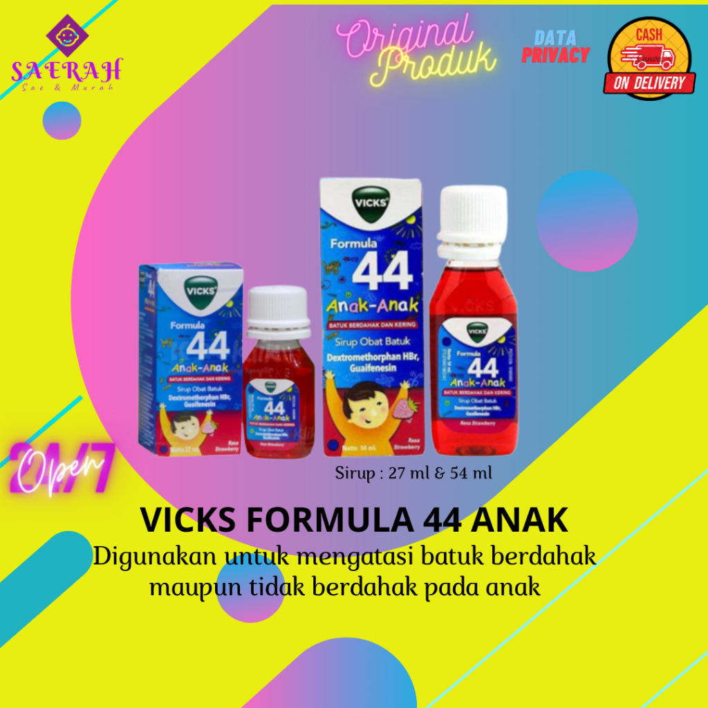 Jarabe Para Niños Vicks Formula 44 | Medicina Para La Tos | Shopee México